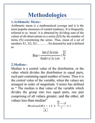 Measures of Central Tendency | PDF