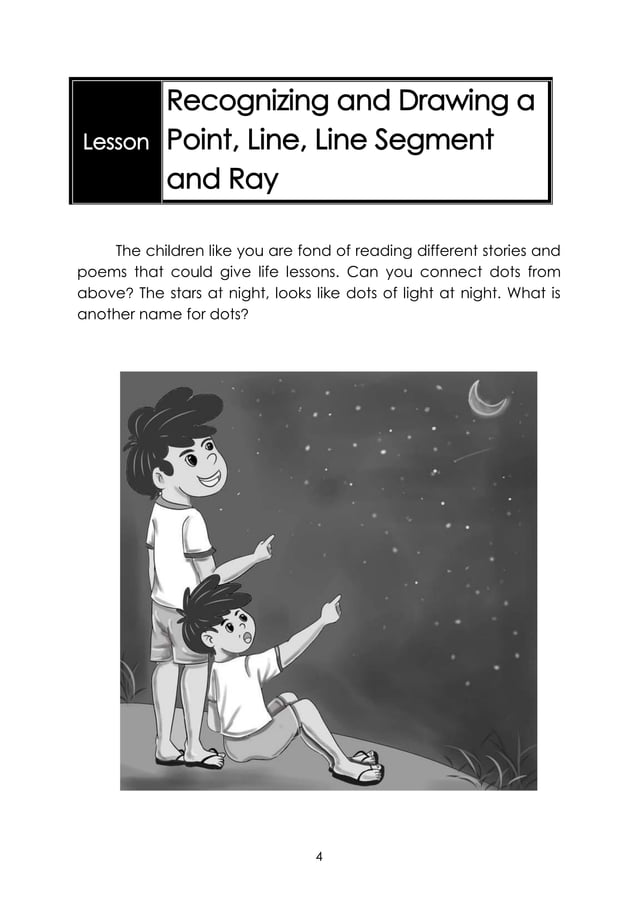 math3_q3_mod6_Recognize-and-Draw-a-Point-Line-Line-Segment-and-Ray.pdf | Drawing and Sketching ...