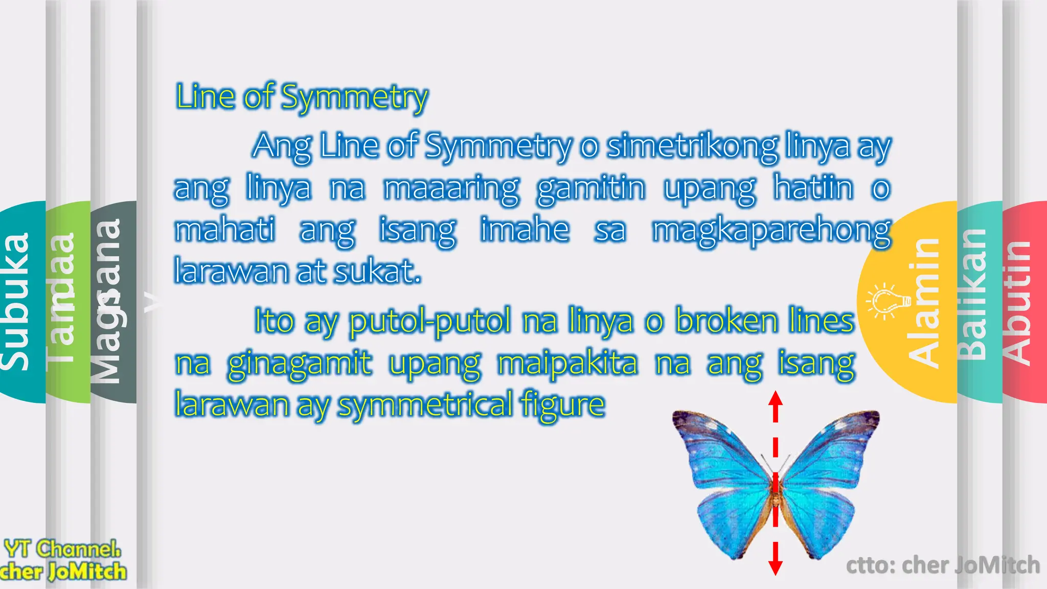 MATH 3 Q3 WEEK 6 - PAGKILALA AT PAGGUHIT NG LINE SYMMETRY.pptx