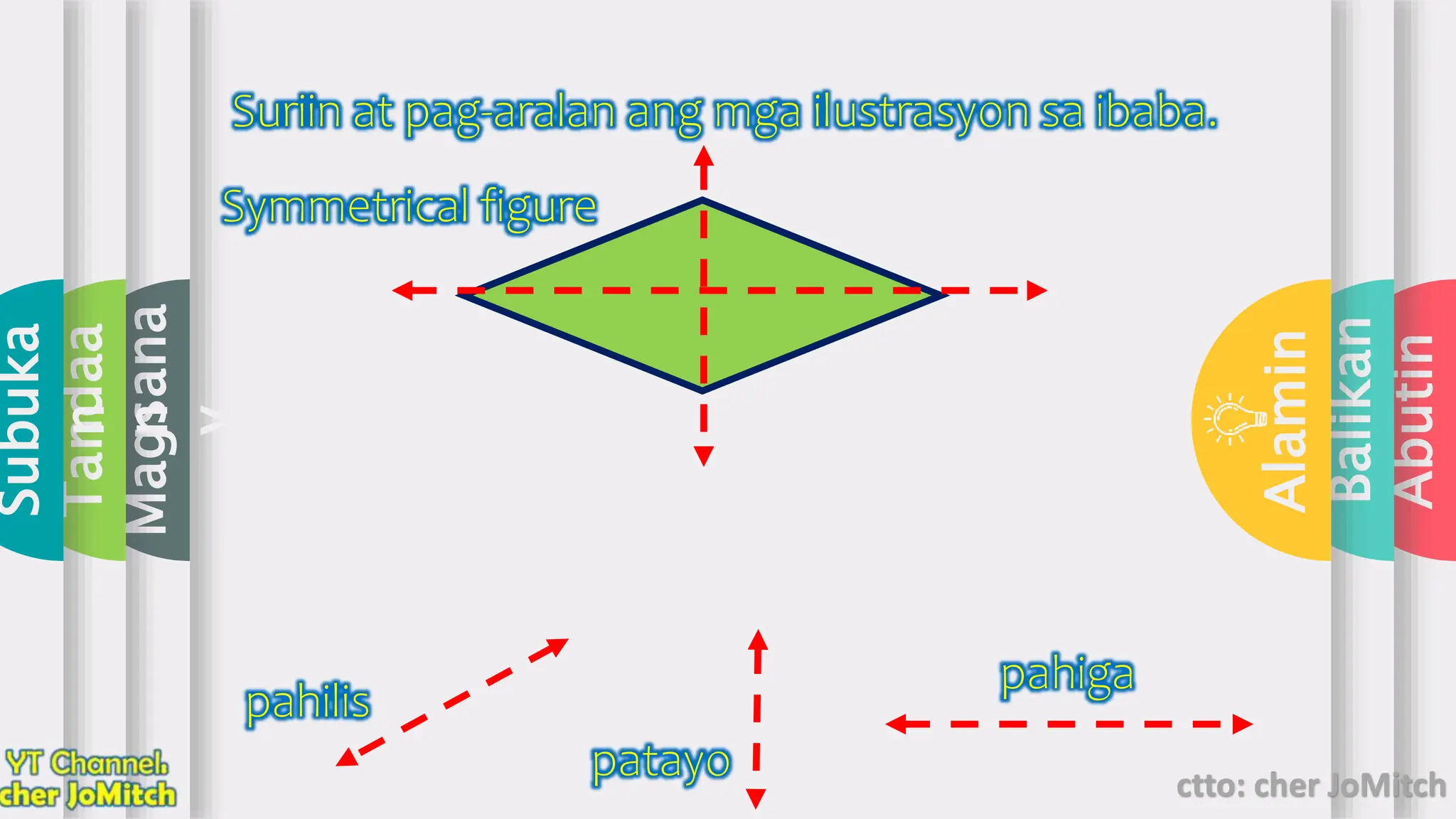 MATH 3 Q3 WEEK 6 - PAGKILALA AT PAGGUHIT NG LINE SYMMETRY.pptx
