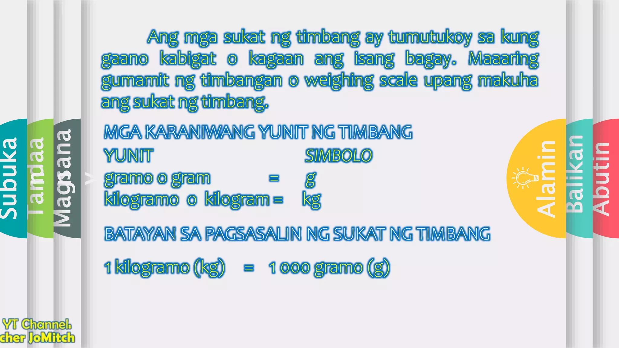 Math 3 Quarter 4 Week 3 Pagsasalin Ng Mga Panukat Na Lineartimbang At Dami Tpptx