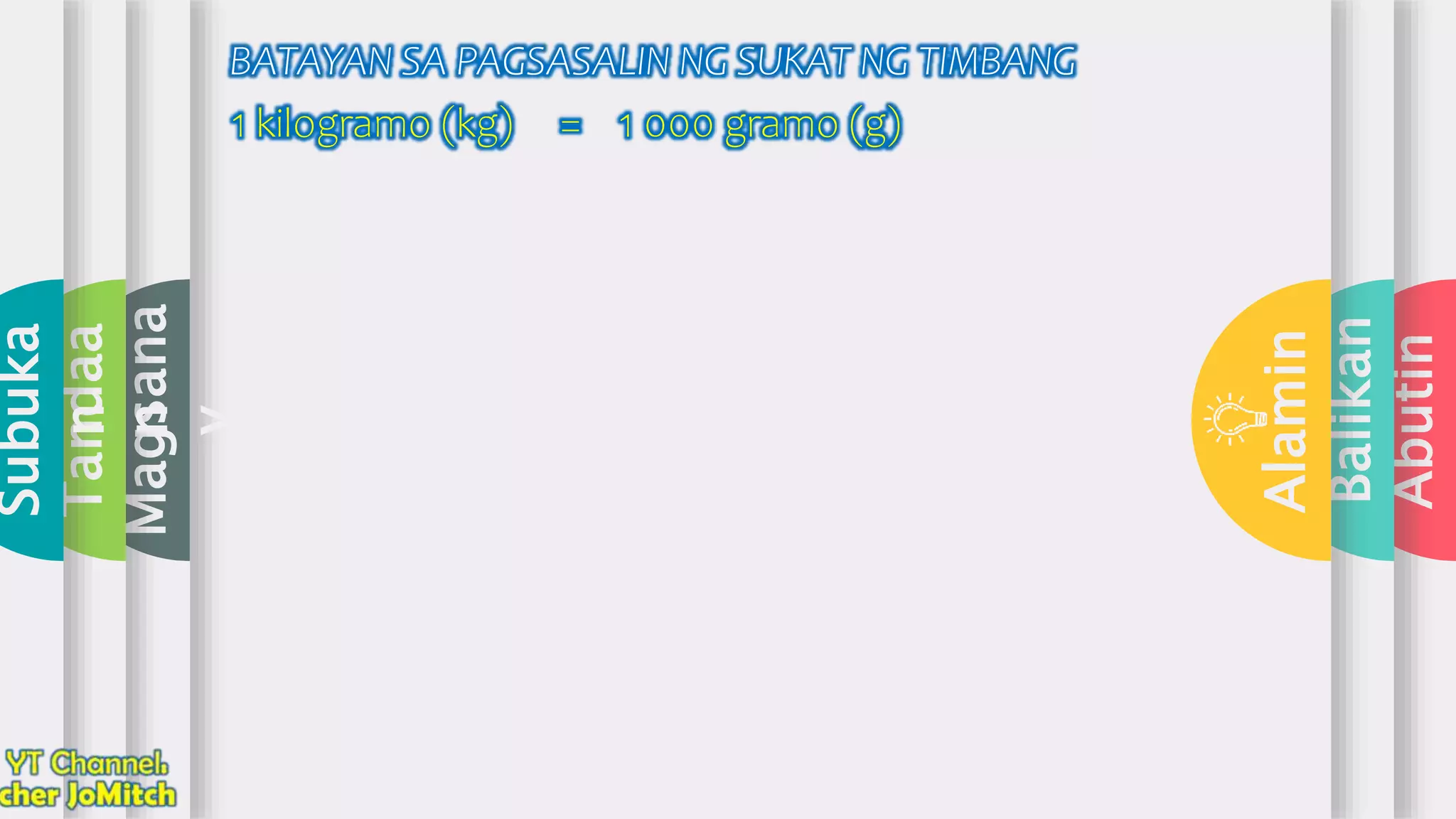 Math 3 Quarter 4 Week 3 Pagsasalin Ng Mga Panukat Na Lineartimbang At Dami Tpptx