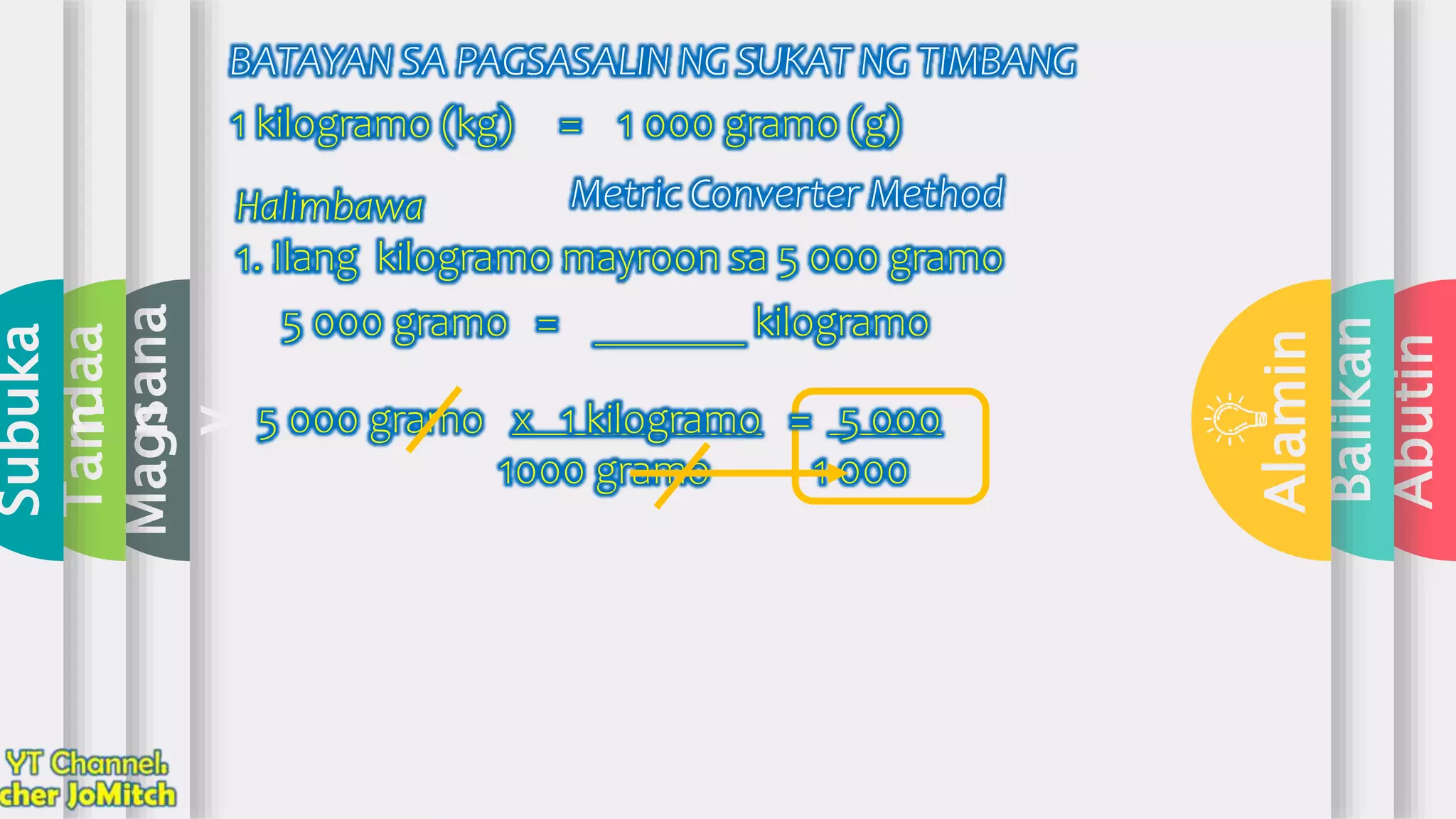 MATH 3 QUARTER 4 WEEK 3 - PAGSASALIN NG MGA PANUKAT NA LINEAR,TIMBANG AT DAMI T.pptx