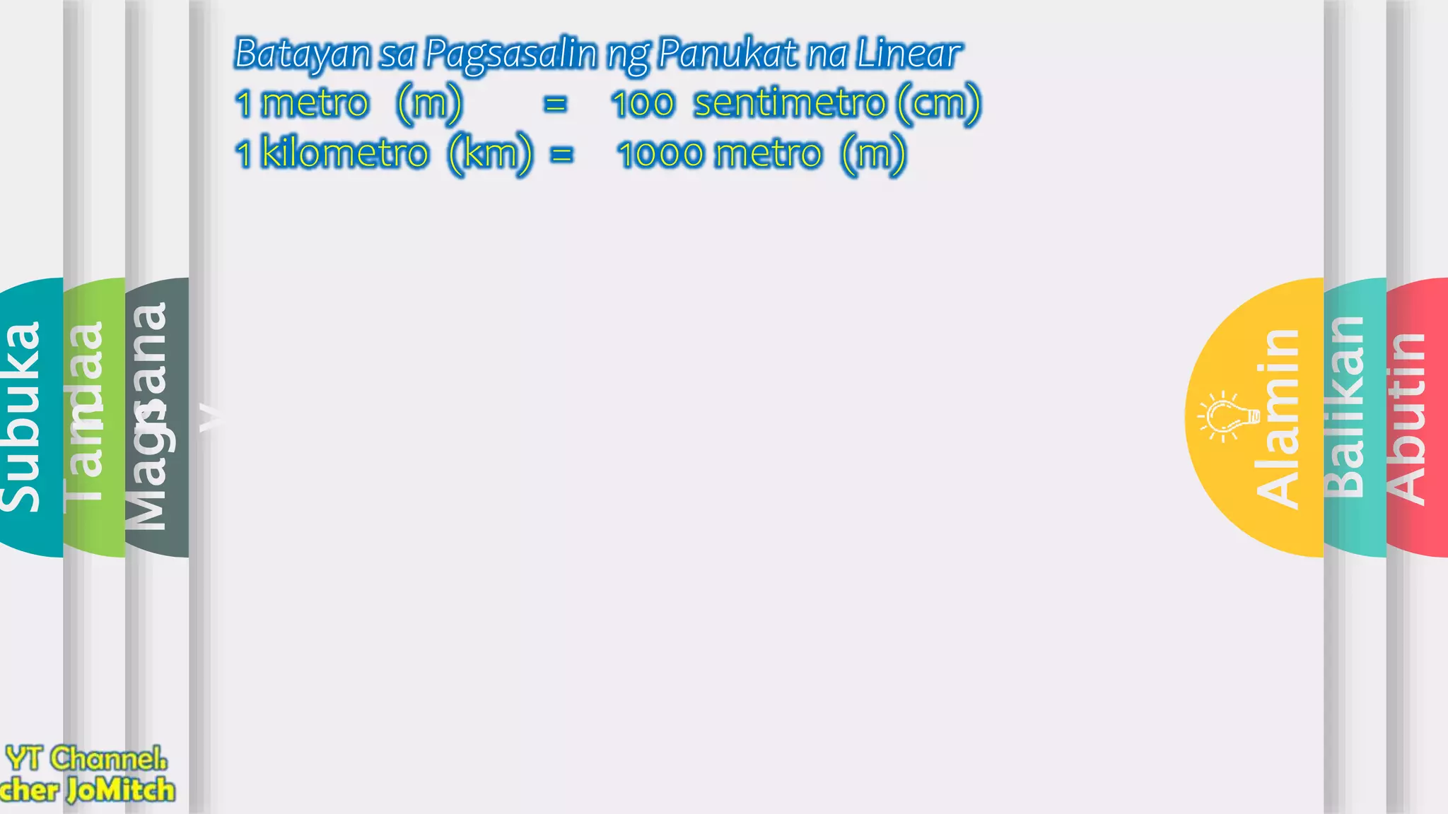 MATH 3 QUARTER 4 WEEK 3 - PAGSASALIN NG MGA PANUKAT NA LINEAR,TIMBANG ...