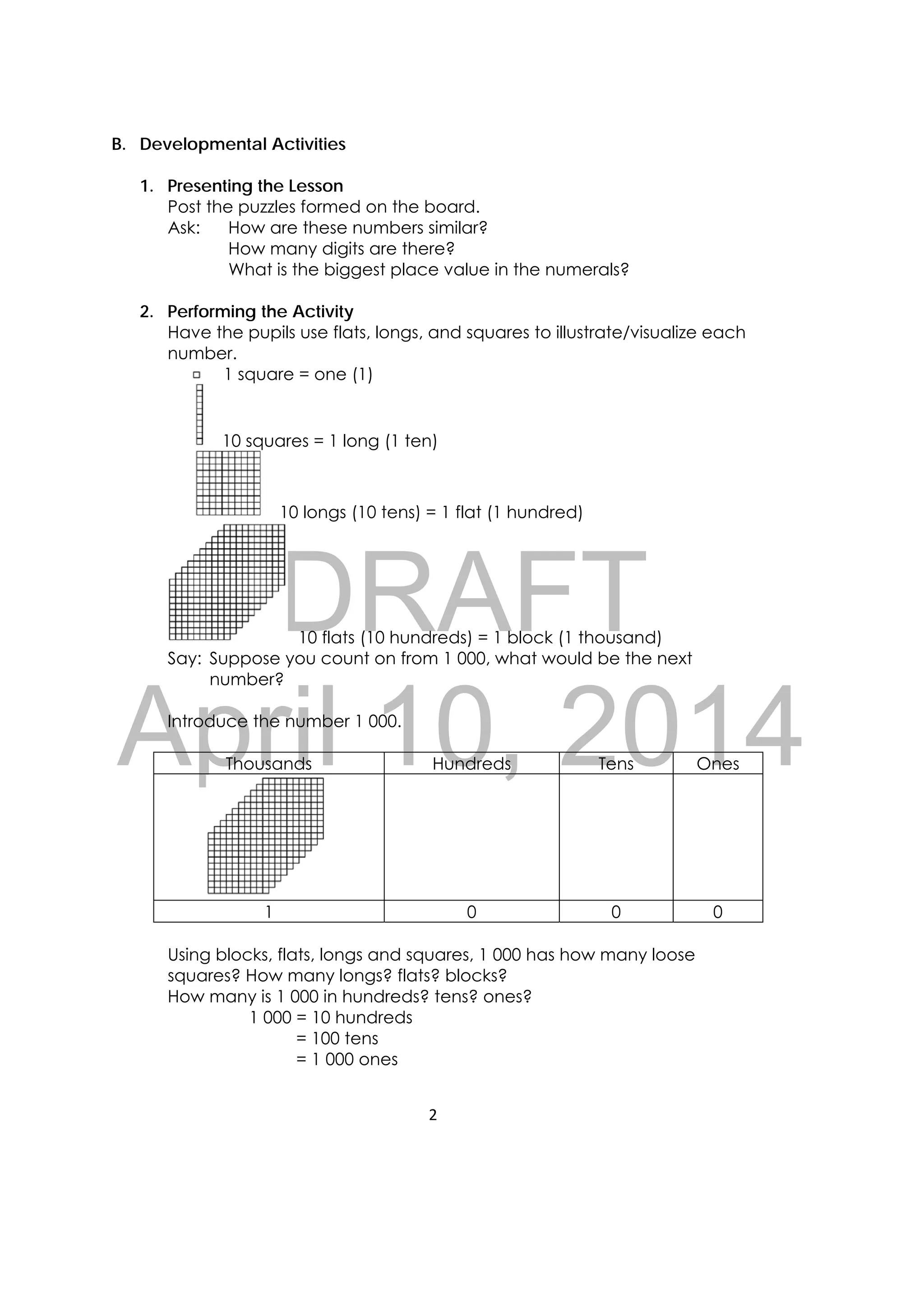 Grade 3 Math Teachers Guide | PDF
