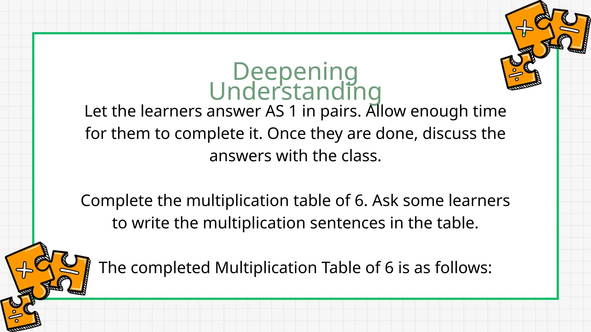 Math3 q3 W4.pptx-Multiplication table of 6 | PPTX
