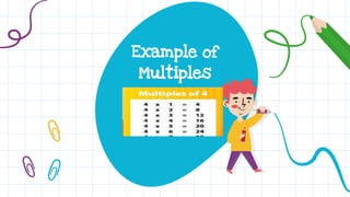 Factors and Multiples | PPTX