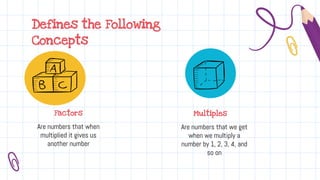 Factors and Multiples | PPTX
