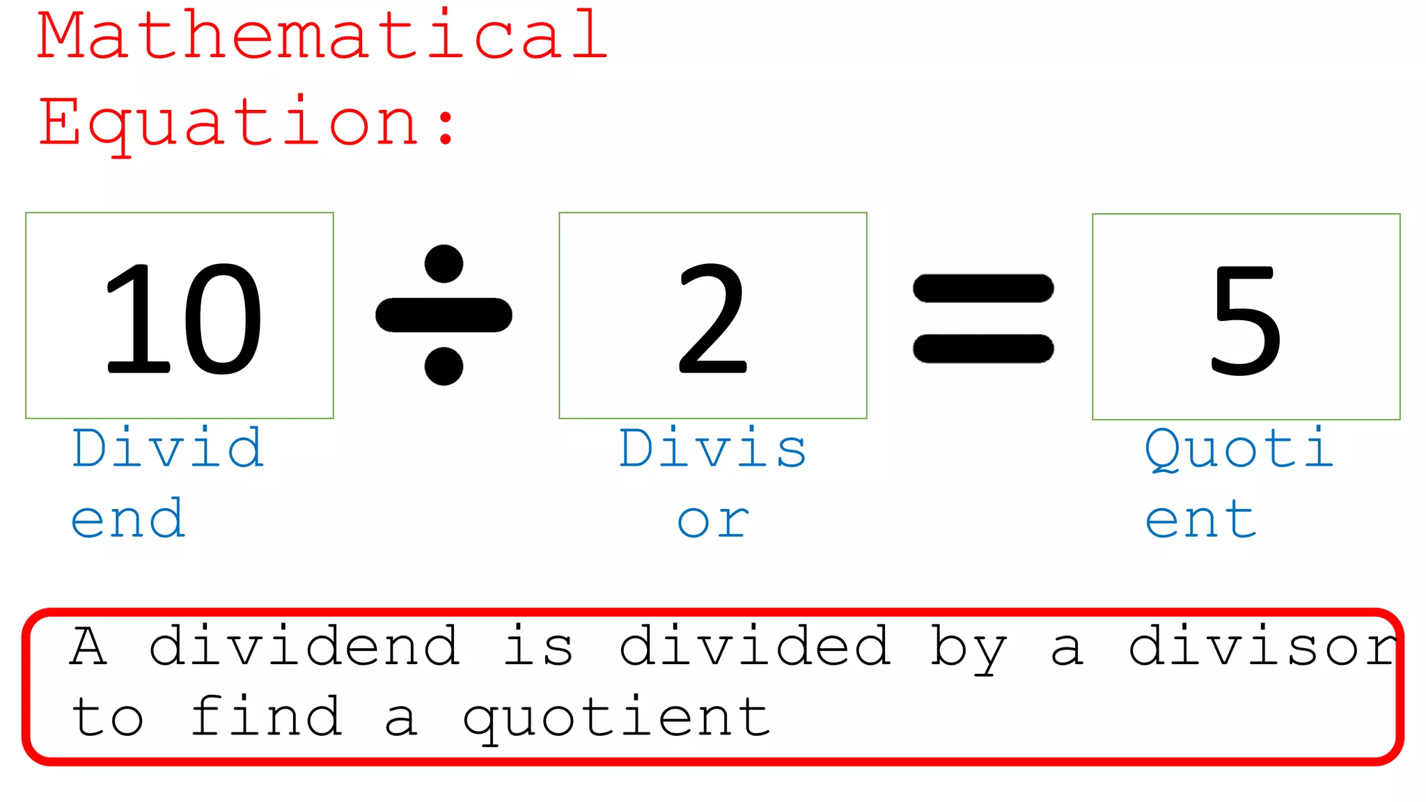 Division (Math 4) | PPTX