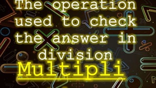 Division (Math 4) | PPTX