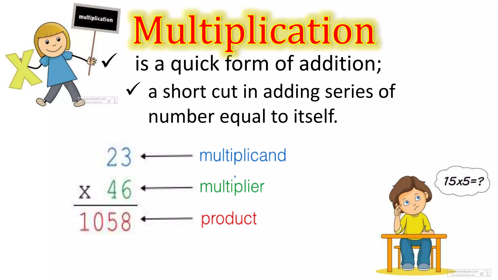 Multiplying 3 by 2 digit Without Regrouping | PPTX