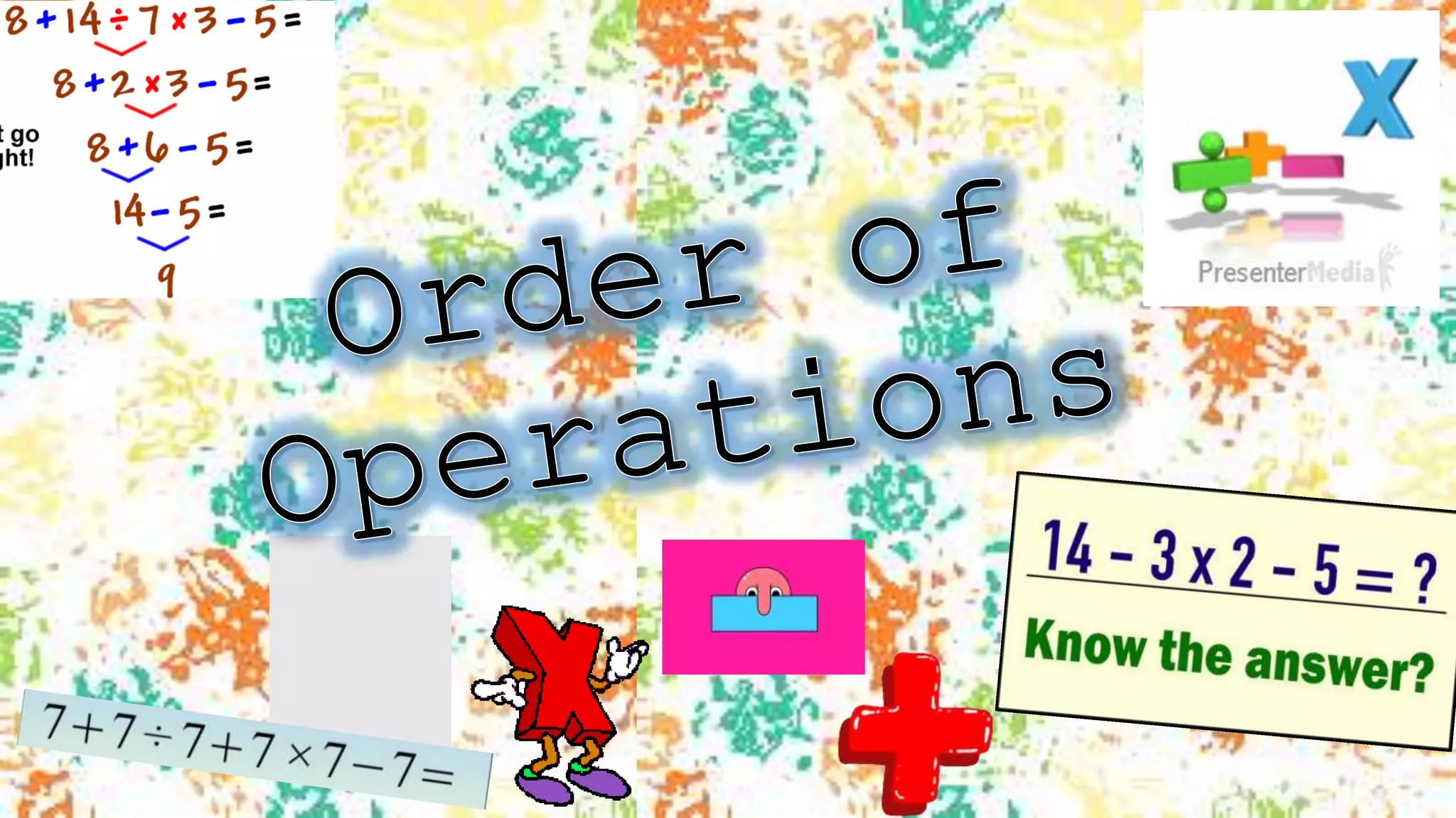 Order of Operations (MDAS Rules) Math 4 | PPTX