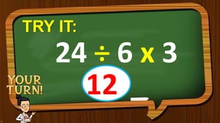 Order of Operations (MDAS Rules) Math 4 | PPTX