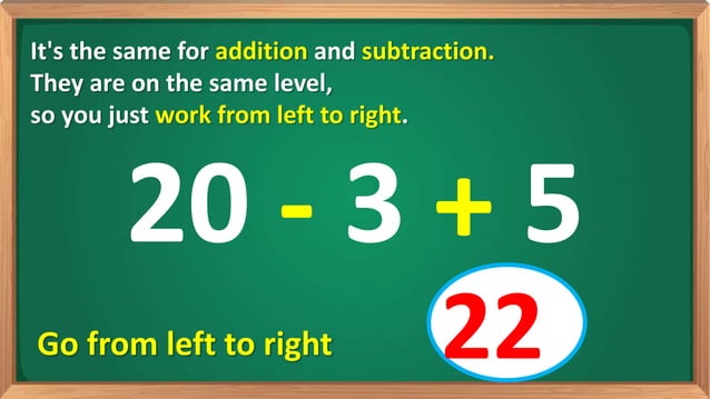 Order of Operations (MDAS Rules) Math 4 | PPTX