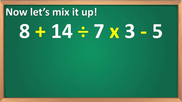 Order of Operations (MDAS Rules) Math 4 | PPTX