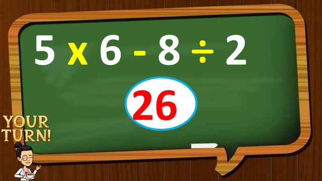 Order of Operations (MDAS Rules) Math 4 | PPTX