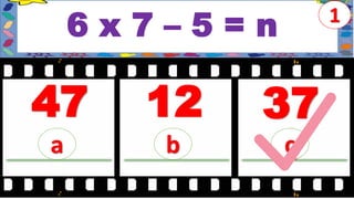 Order of Operations (MDAS Rules) Math 4 | PPTX