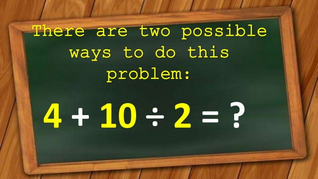 Order of Operations (MDAS Rules) Math 4 | PPTX