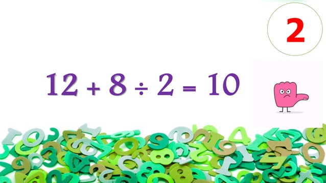 Order of Operations (MDAS Rules) Math 4 | PPTX