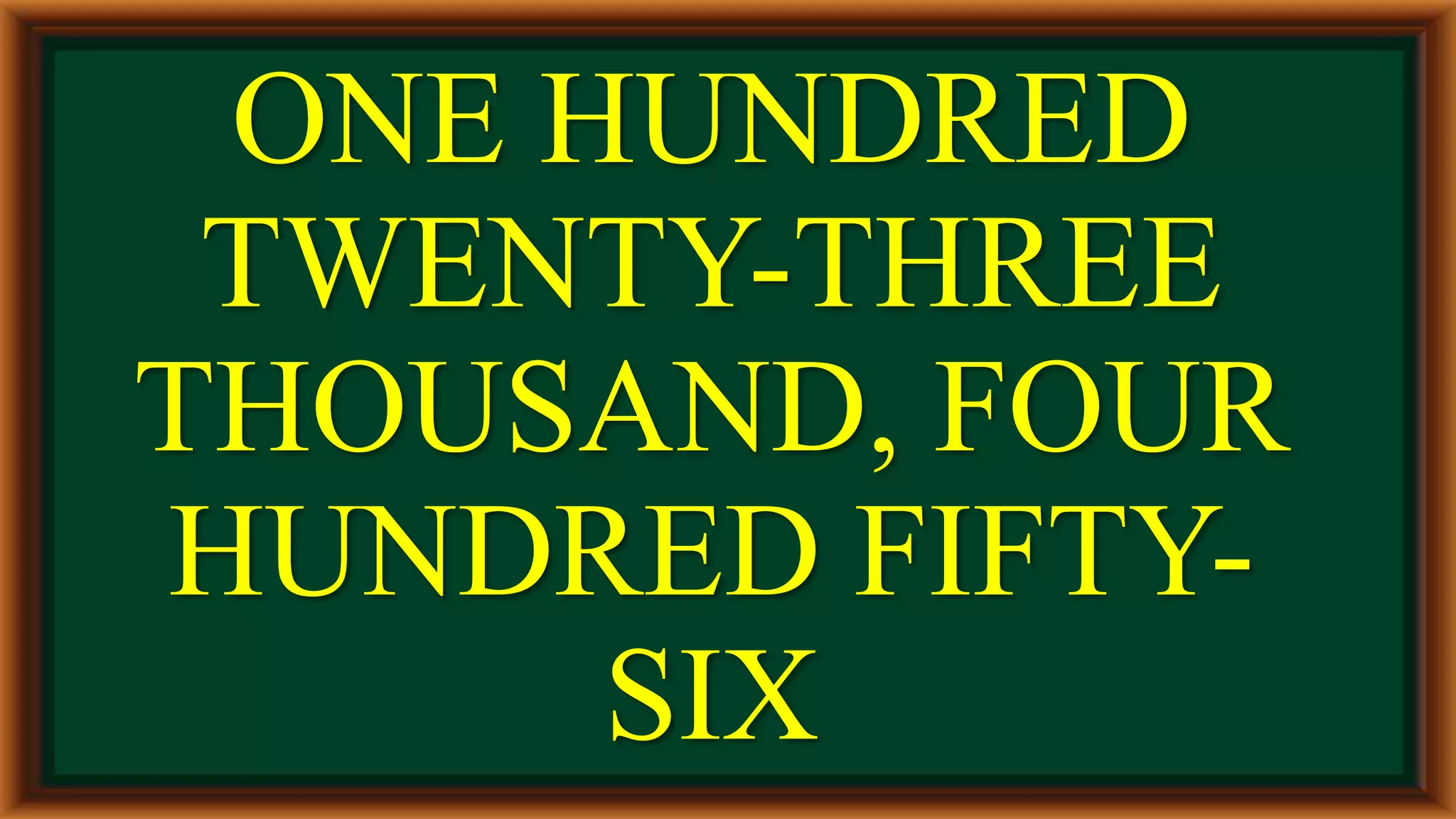 Reading and Writing Numbers (Math 4) | PPTX
