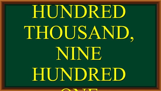 Reading and Writing Numbers (Math 4) | PPTX