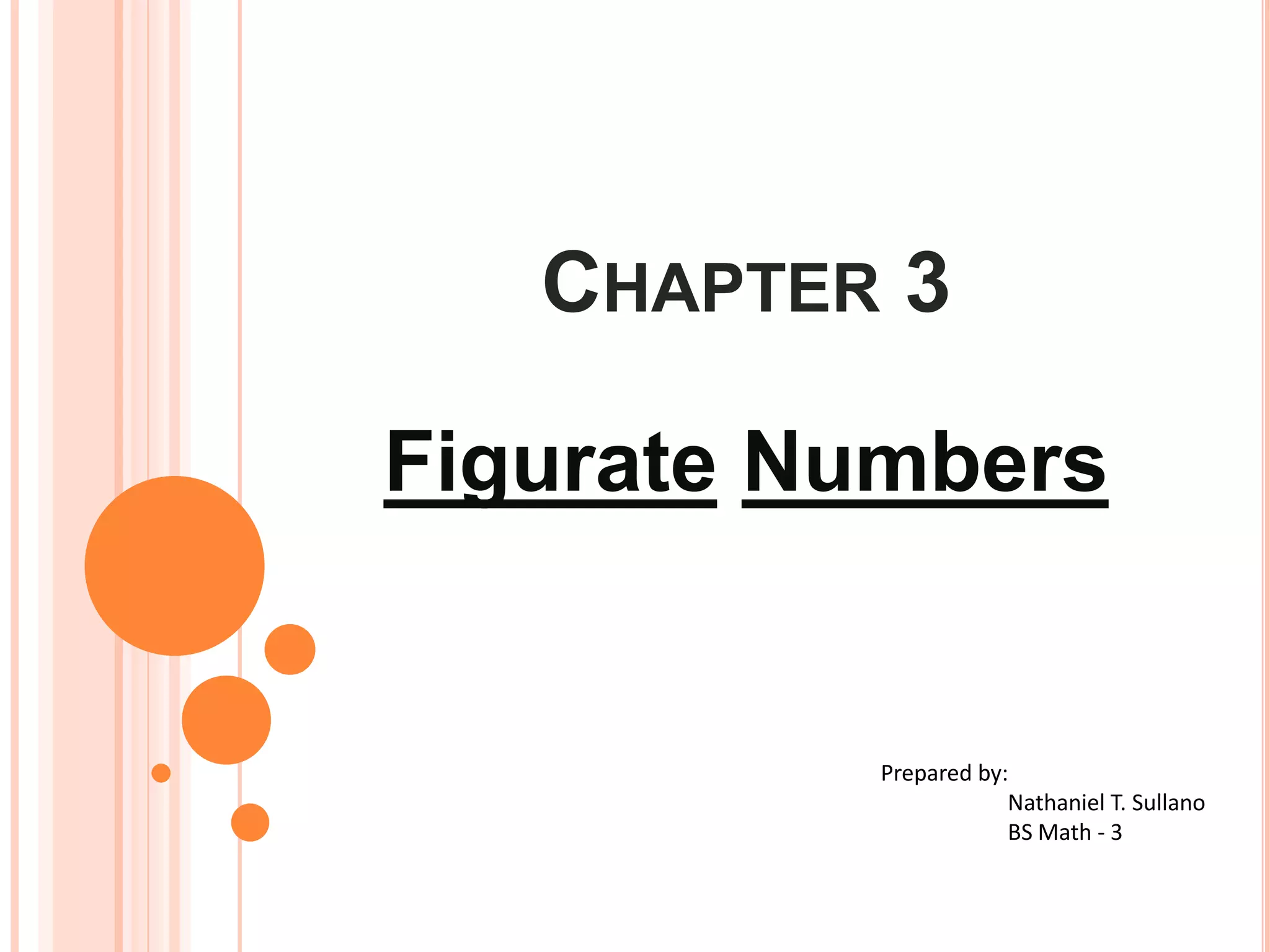 Chapter 3: Figurate Numbers | PPTX