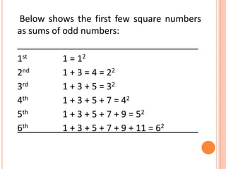 Chapter 3: Figurate Numbers | PPTX