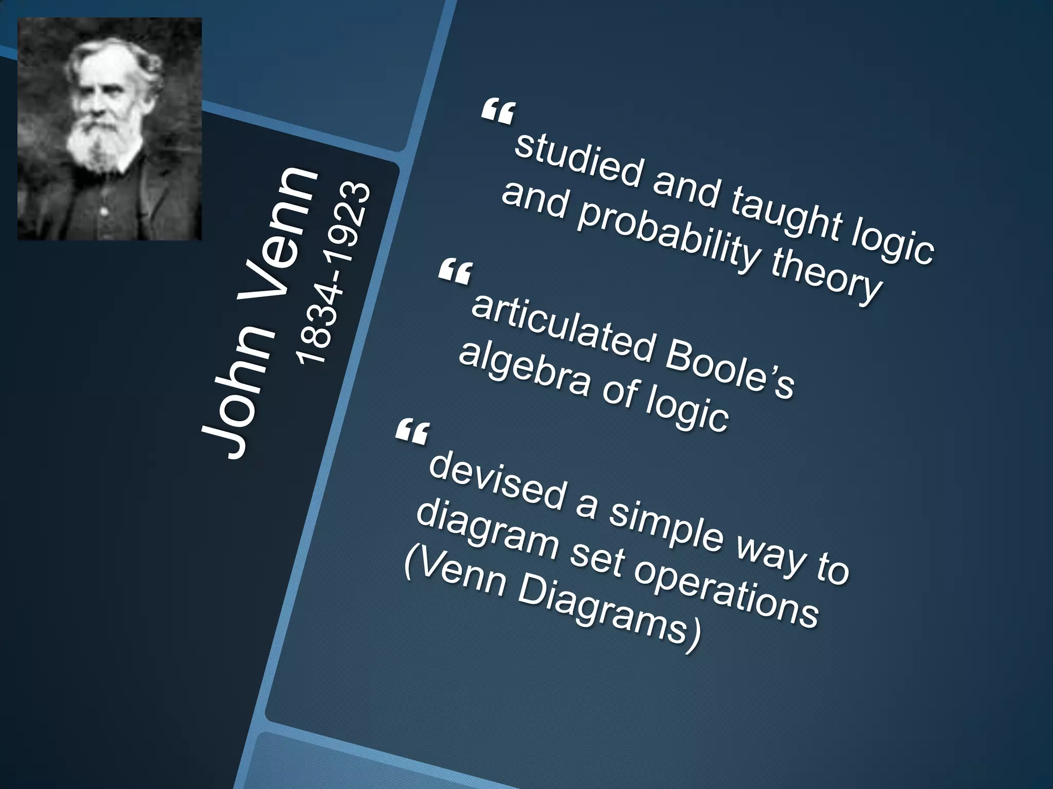 logic and set theory | PPTX