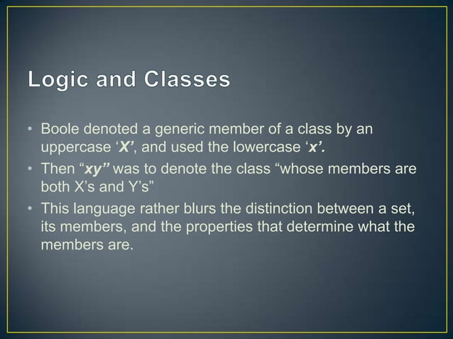logic and set theory | PPTX | Physics | Science