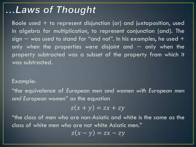 logic and set theory | PPTX | Physics | Science