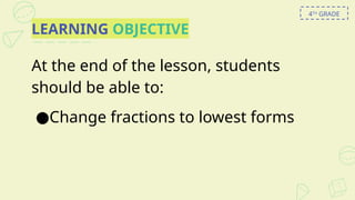 MATH 4 Changing Fractions to Lowest Form.pptx