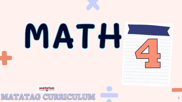 MATH 4 MATATAG PPT QUARTER WEEK 1 POWERP | PPTX