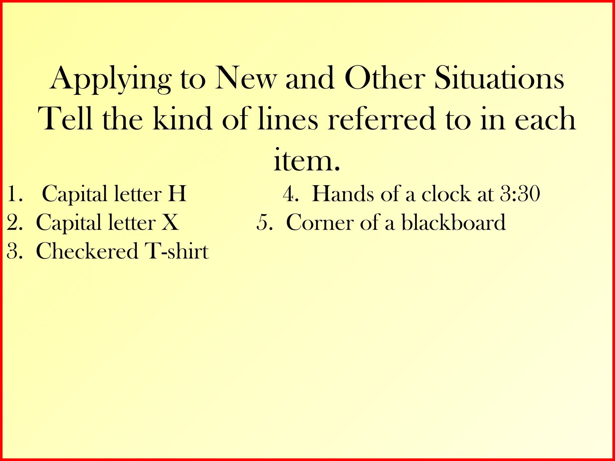 MATH 4 PPT Q3 - Lesson 48- Identifying Parallel, Intersecting And ...