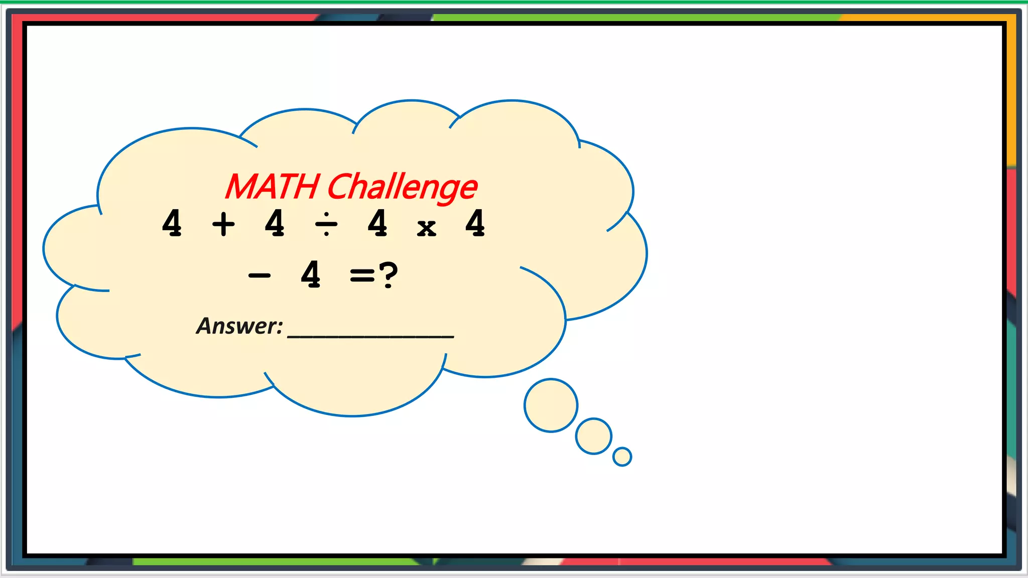 Math 4 Q1 W8 (Perform a series of two or more operations applying ...