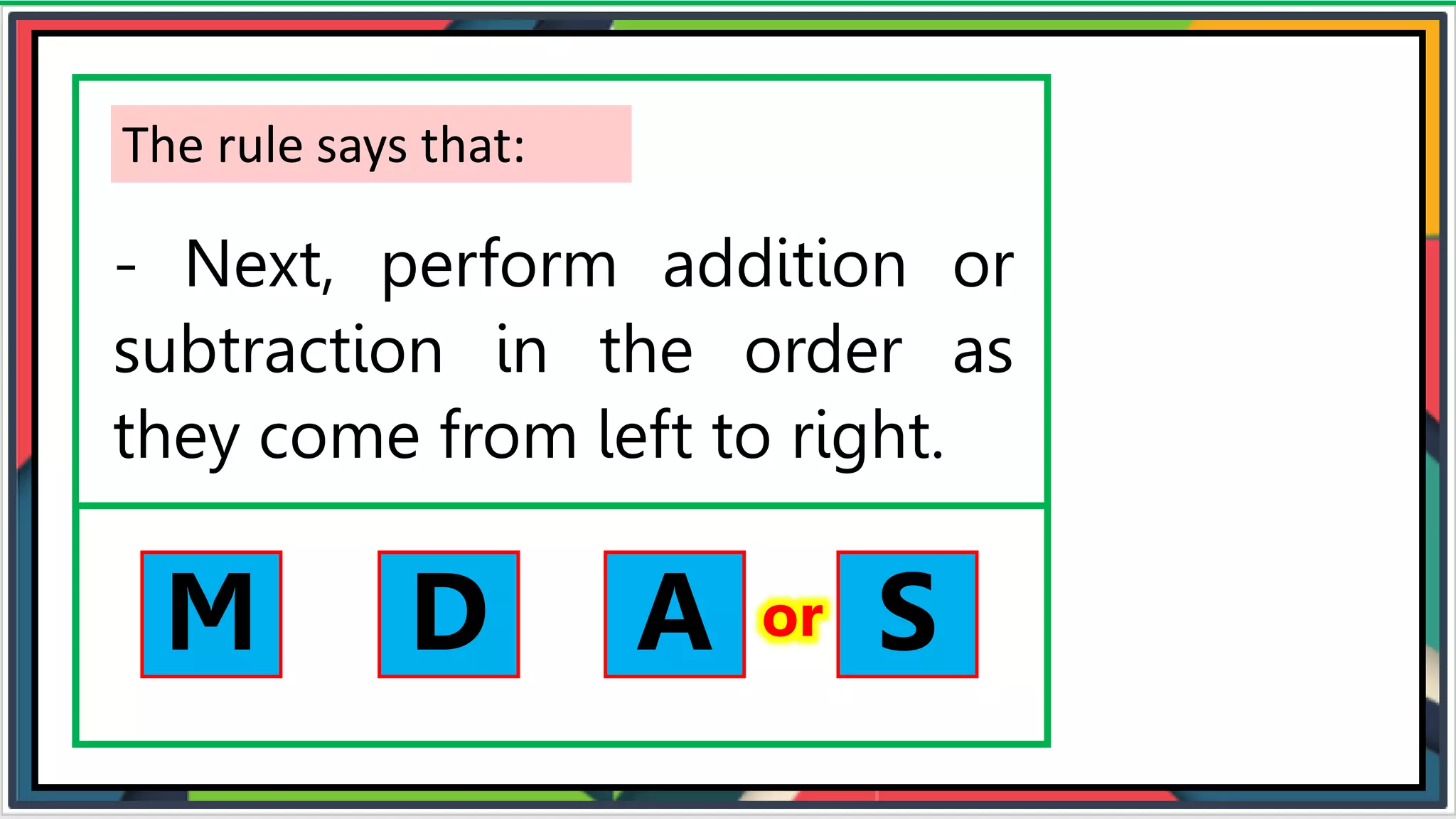 Math 4 Q1 W8 (Perform a series of two or more operations applying Multiplication, Division ...