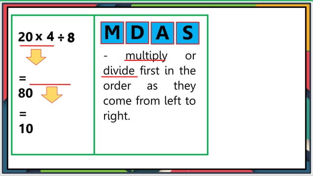 Math 4 Q1 W8 (Perform a series of two or more operations applying ...