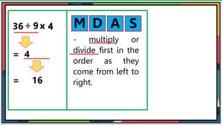Math 4 Q1 W8 (Perform a series of two or more operations applying ...