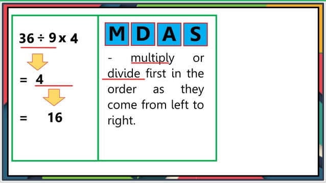 Math 4 Q1 W8 (Perform a series of two or more operations applying ...