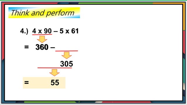 Math 4 Q1 W8 Perform A Series Of Two Or More Operations Applying Multiplication Division