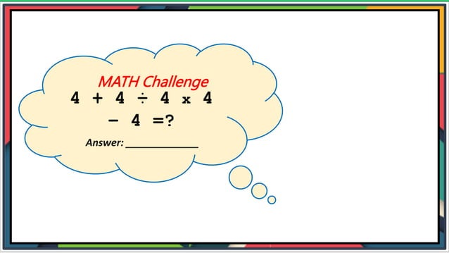 Math 4 Q1 W8 Perform A Series Of Two Or More Operations Applying Multiplication Division
