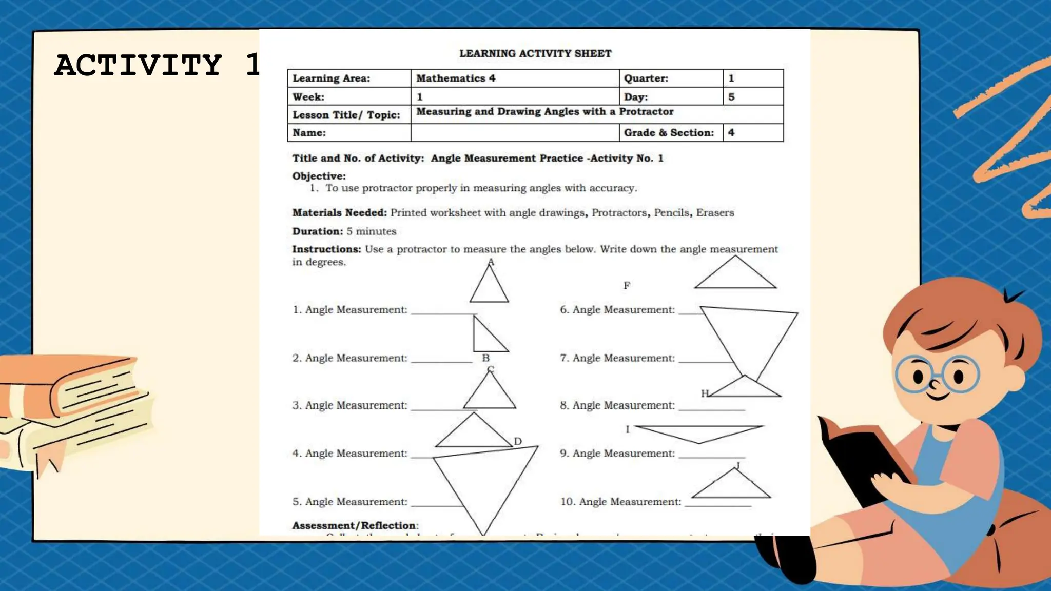 MATH 4_Q1_WEEK1-Illustrate different angles (right, acute, and obtuse) using models. | PPTX