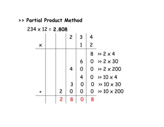 Math 4th grade multiplication | PDF
