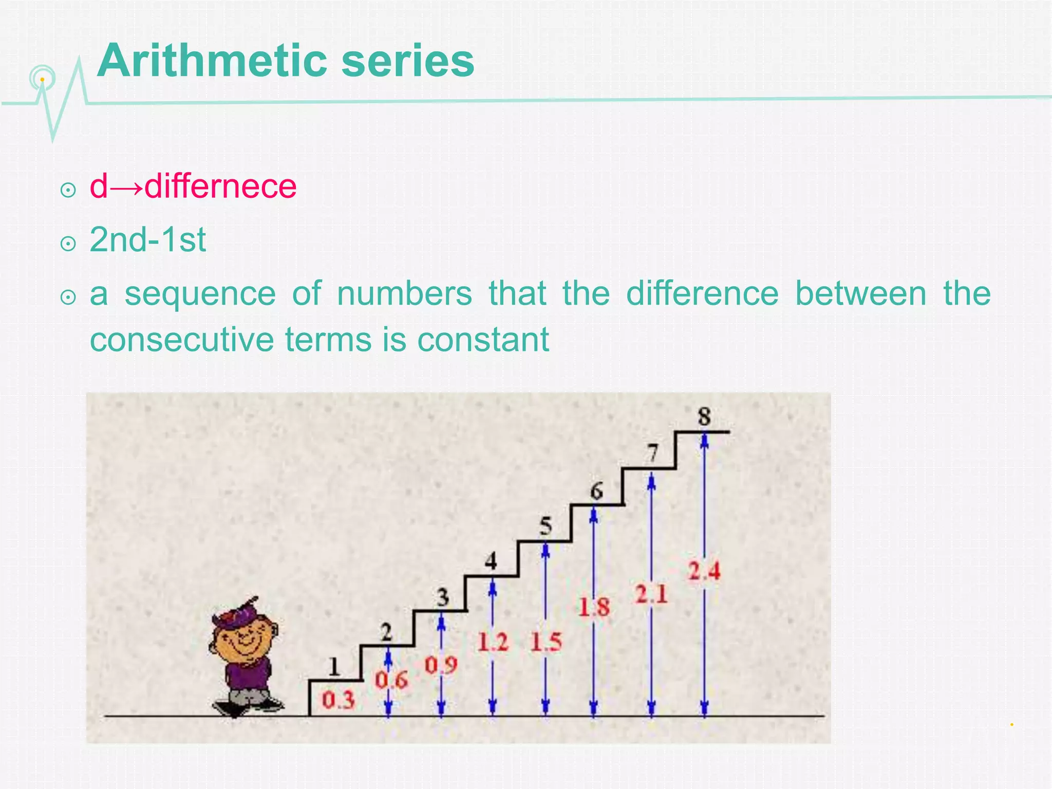 arithmetic series and geometric series | PPT