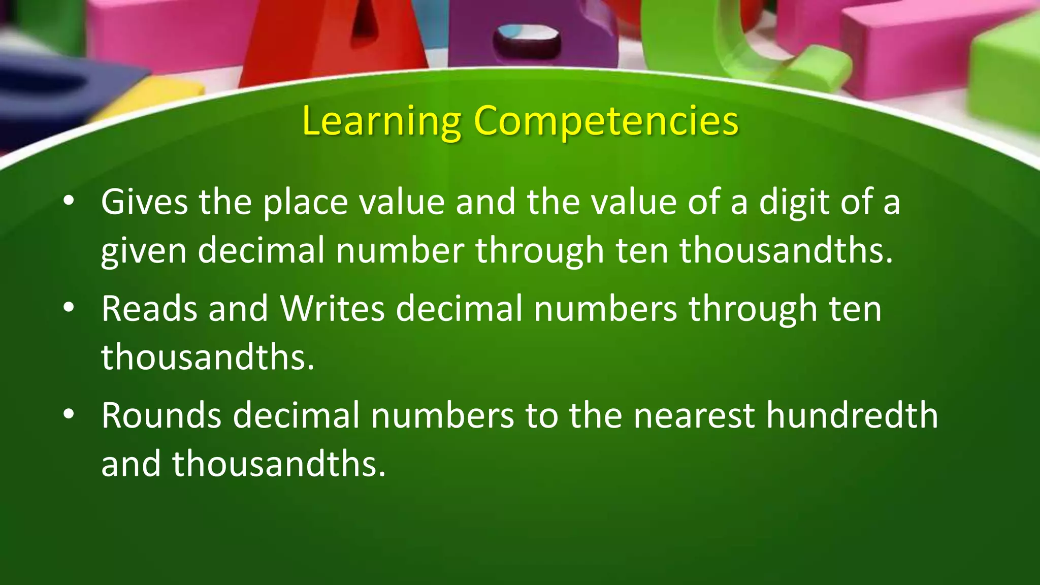 Understanding Decimals | PPTX