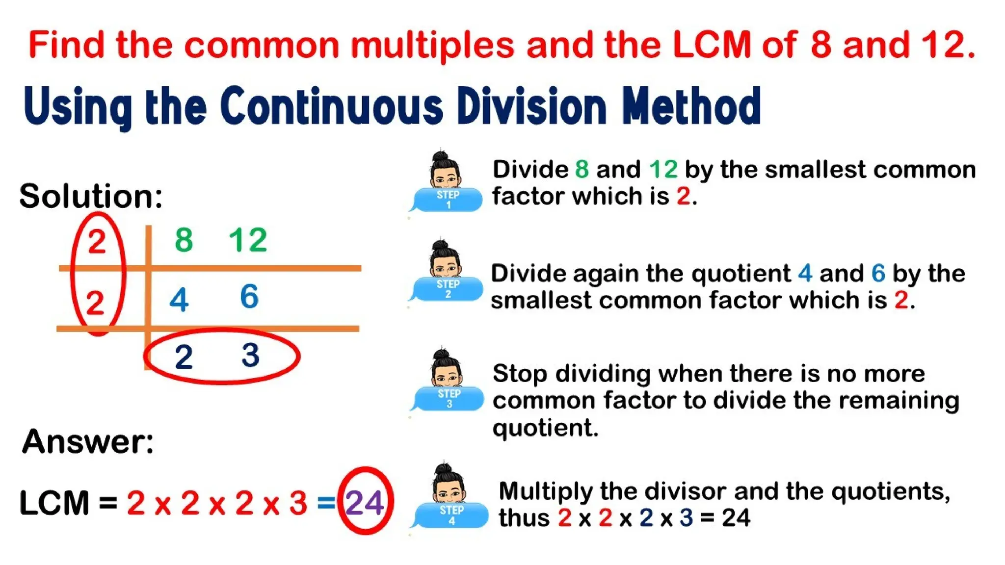 math 5 - GCF and LCM using Continuous Division.pptx