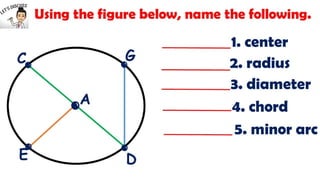 Mathematics 5 - Understanding Circles PPT | PPTX