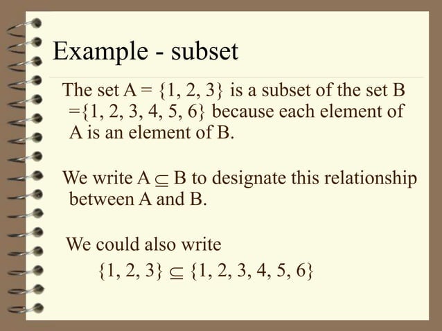 Math 504 Subsets (Melanie B. Bargo).ppt