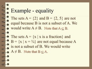 Math 504 Subsets (Melanie B. Bargo).ppt