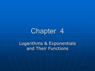 Exponents and Logs | PPT