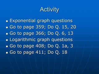 Exponents and Logs | PPT